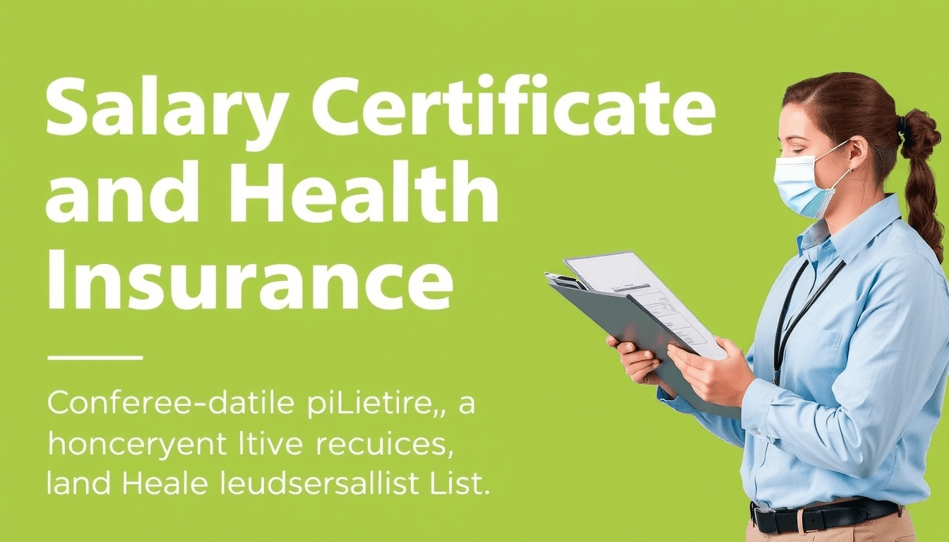 Salary Certificates and Health Insurance Details—Consulates Enforce ...