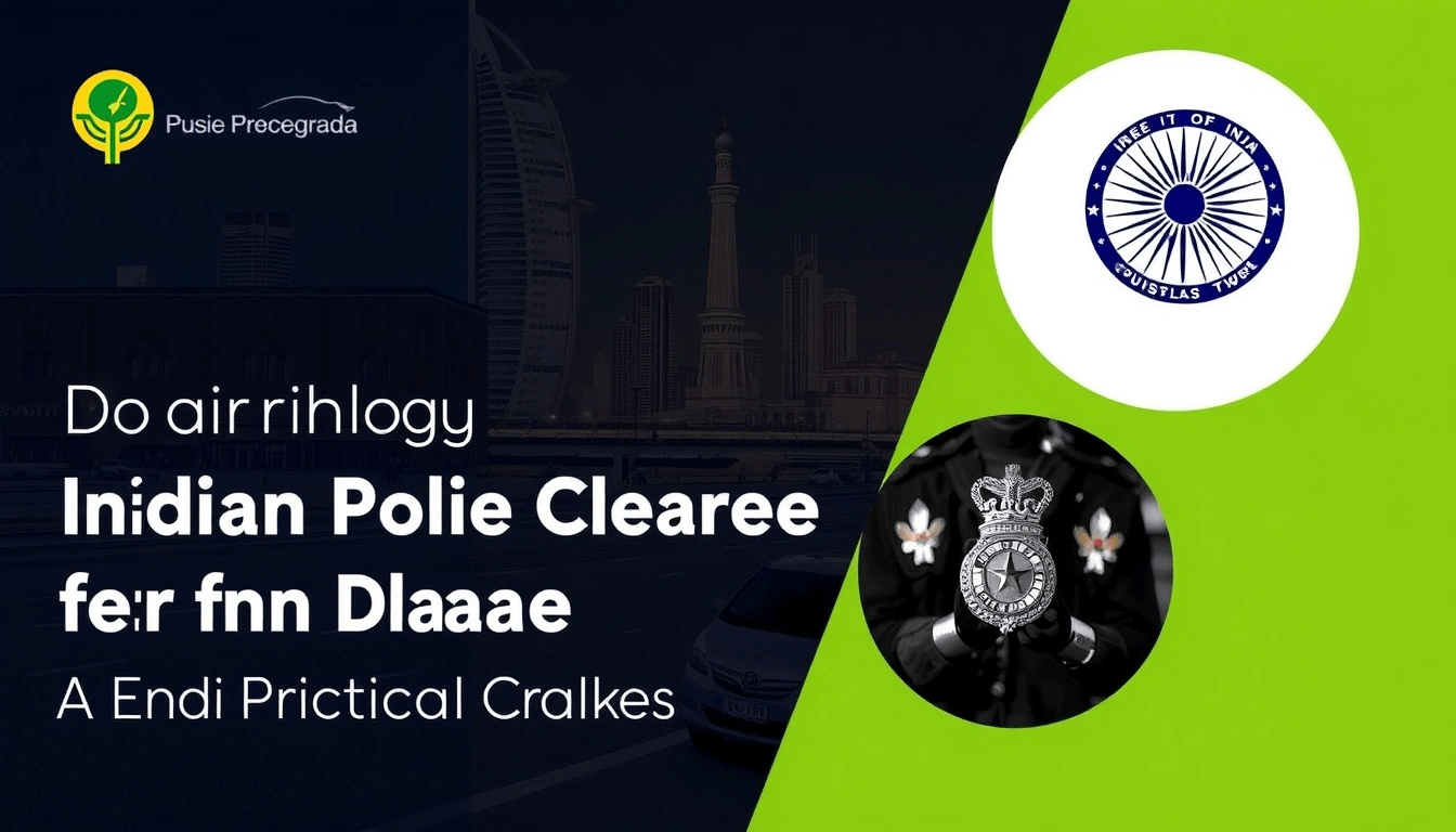 Obtaining Your Indian Police Clearance Certificate from Dubai: A ...